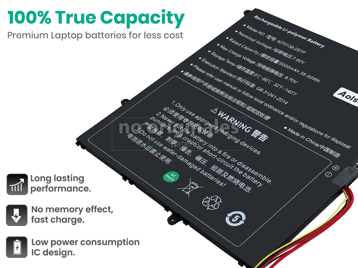 🔋 Batería Sgin M17 PRO de Larga Duración para Portátil | SpainBateria.es